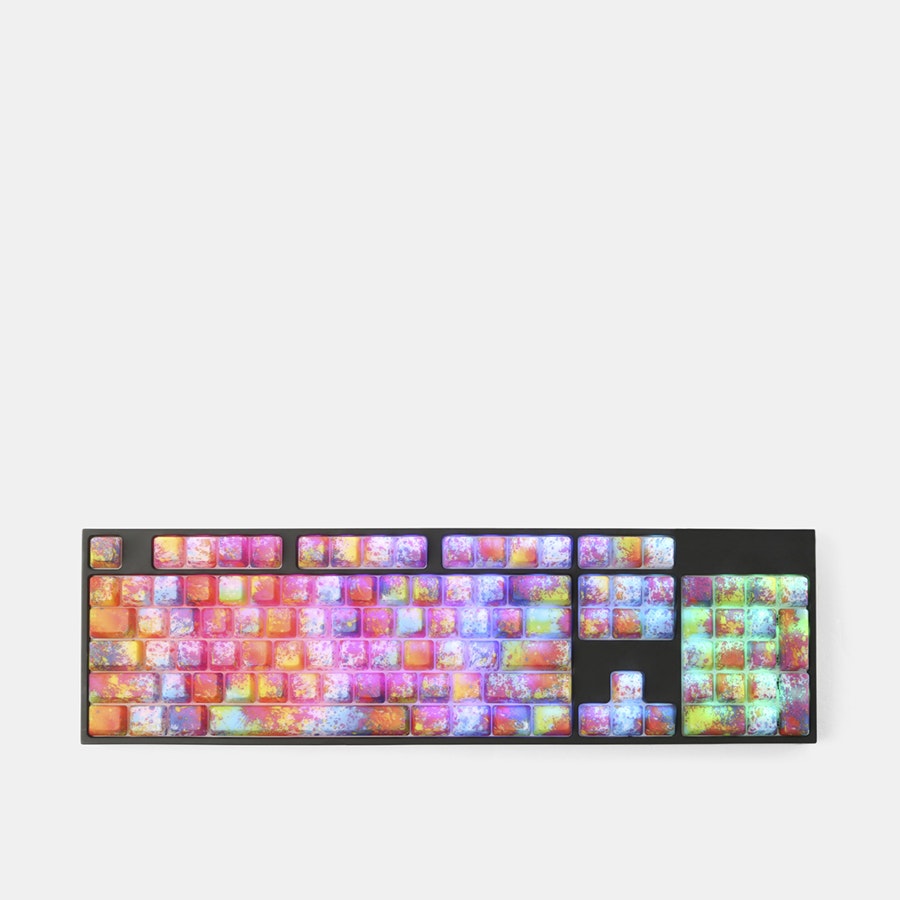Oil Painting ABS Water Transfer Keycap Set | Mechanical Keyboards ...