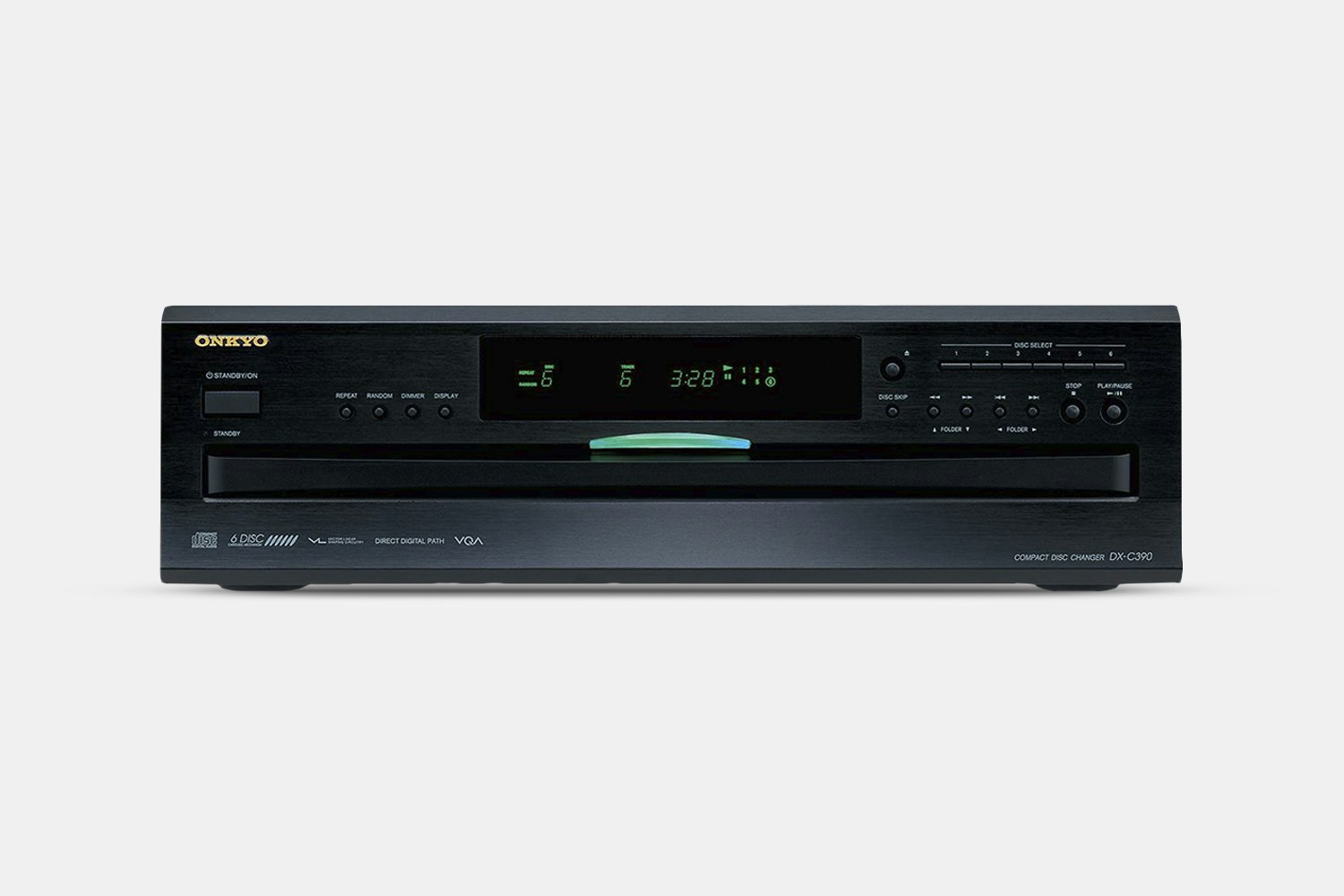 Onkyo DX-C390 6-Disk CD Changer w/ MP3 CD Playback | Price & Reviews | Drop