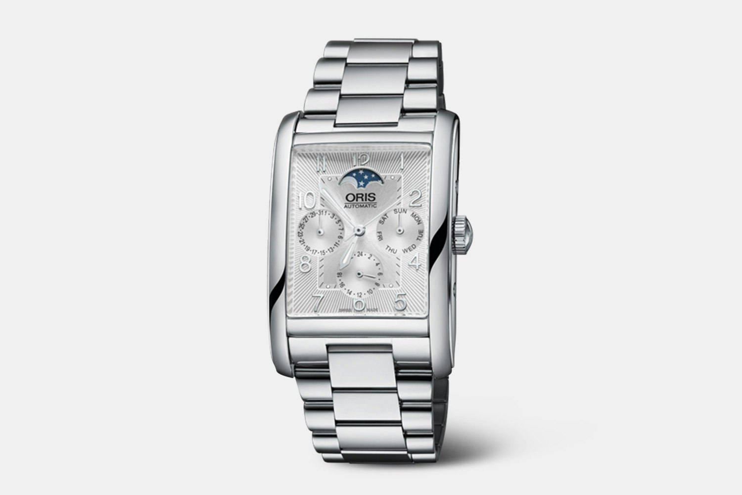 Oris Rectangular Moonphase Automatic Watch | Watches | Dress Watches | Drop