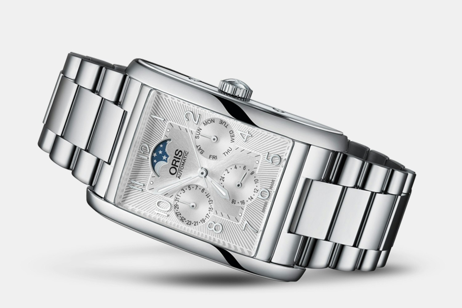 Oris Rectangular Moonphase Automatic Watch | Price & Reviews | Drop