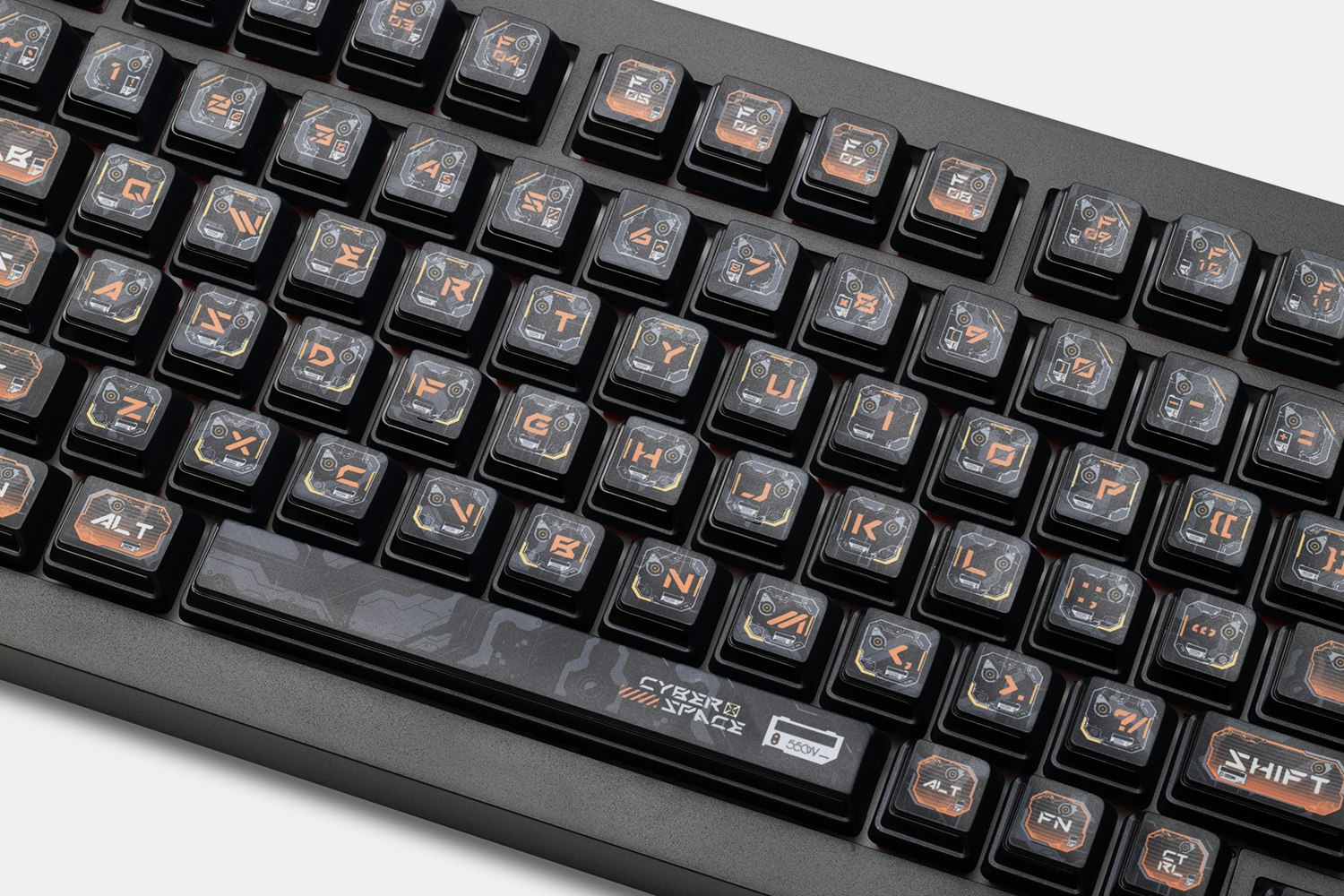 Piifox 500 Watt Nuclear Power PBT Keycap Set | Mechanical Keyboards ...
