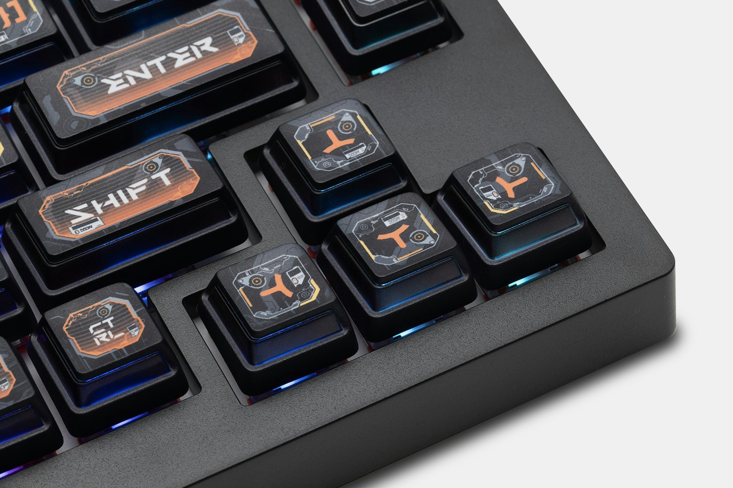 Piifox 500 Watt Nuclear Power PBT Keycap Set | Mechanical Keyboards ...