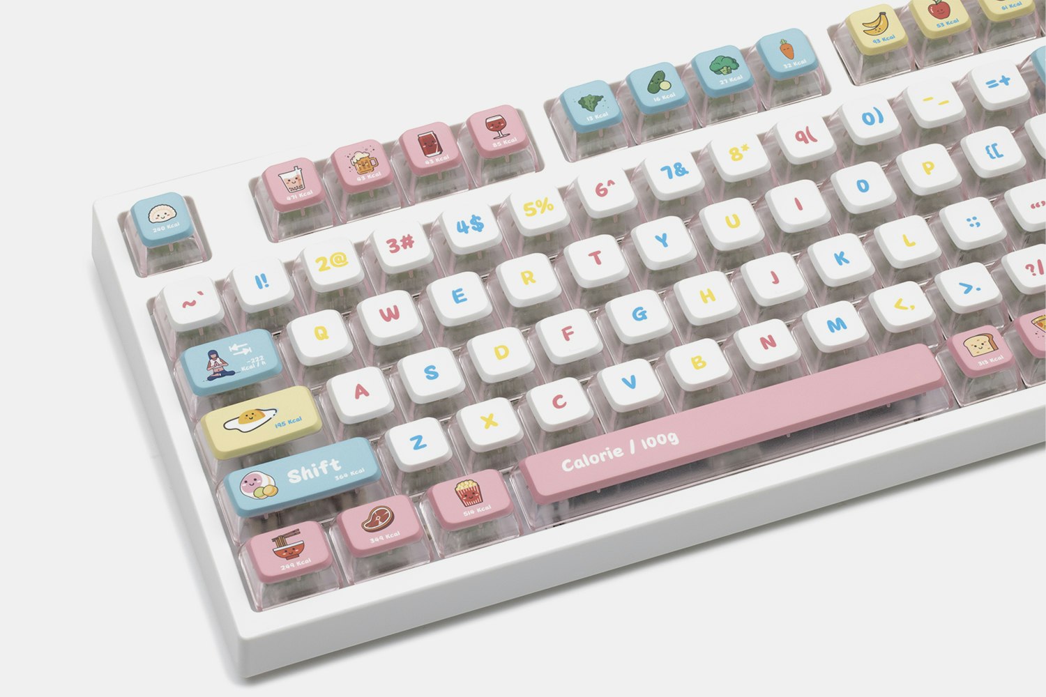 Piifox Calorie ASA Profile Keycap Set | Mechanical Keyboards | Keycaps ...