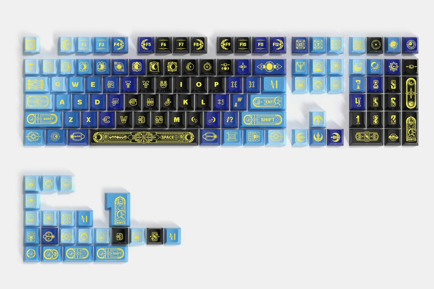 Piifox Star Moon Translucent PBT Keycap Set | Mechanical Keyboards ...