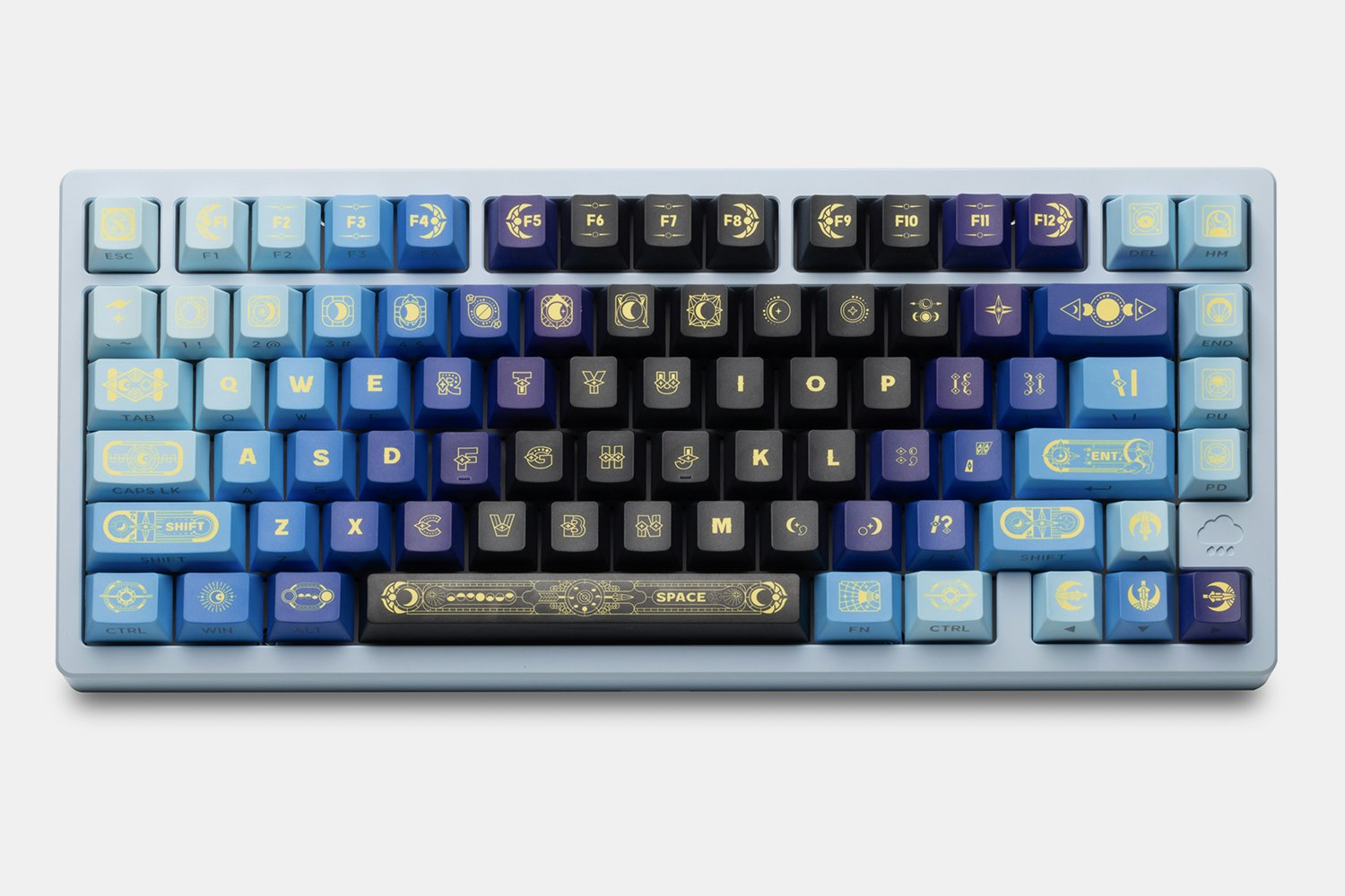 Piifox Star Moon Translucent PBT Keycap Set | Mechanical Keyboards ...