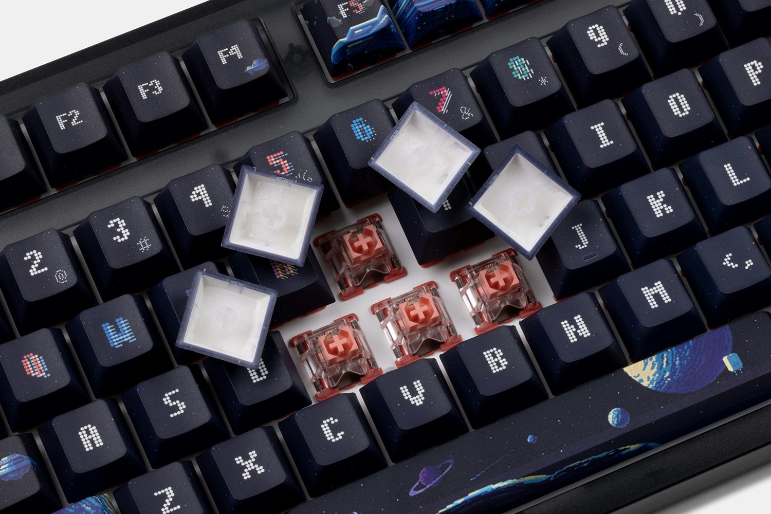 Piifox Universe Side-Legend PBT Keycap Set | Mechanical Keyboards ...