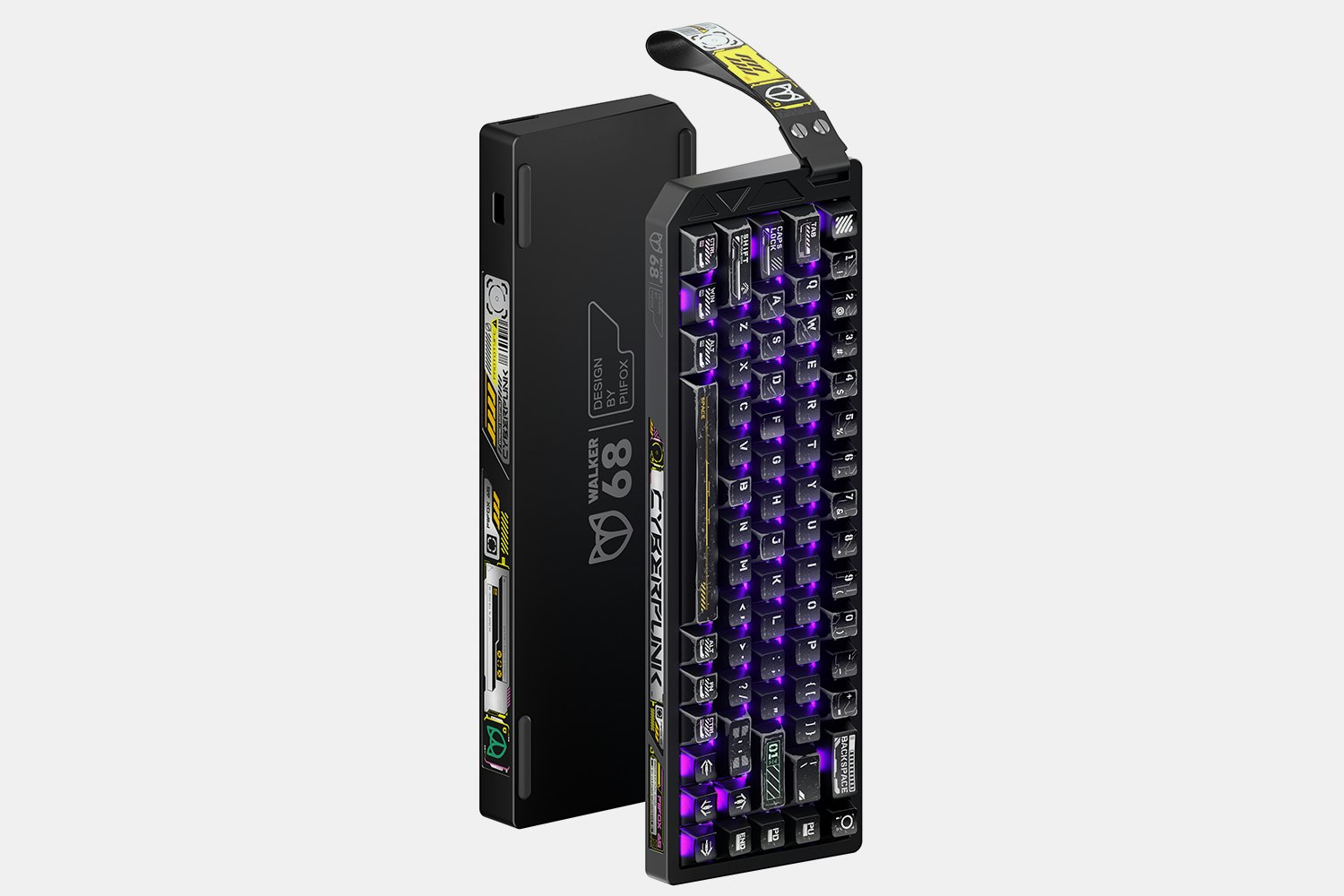 Piifox Walker68 MIX Series CNC-Machined Aluminum Mechanical Keyboard ...