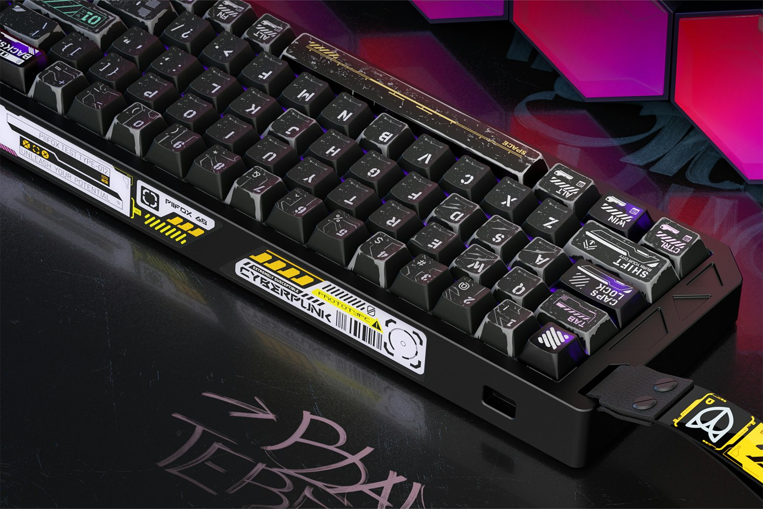 Piifox Walker68 MIX Series CNC-Machined Aluminum Mechanical Keyboard ...