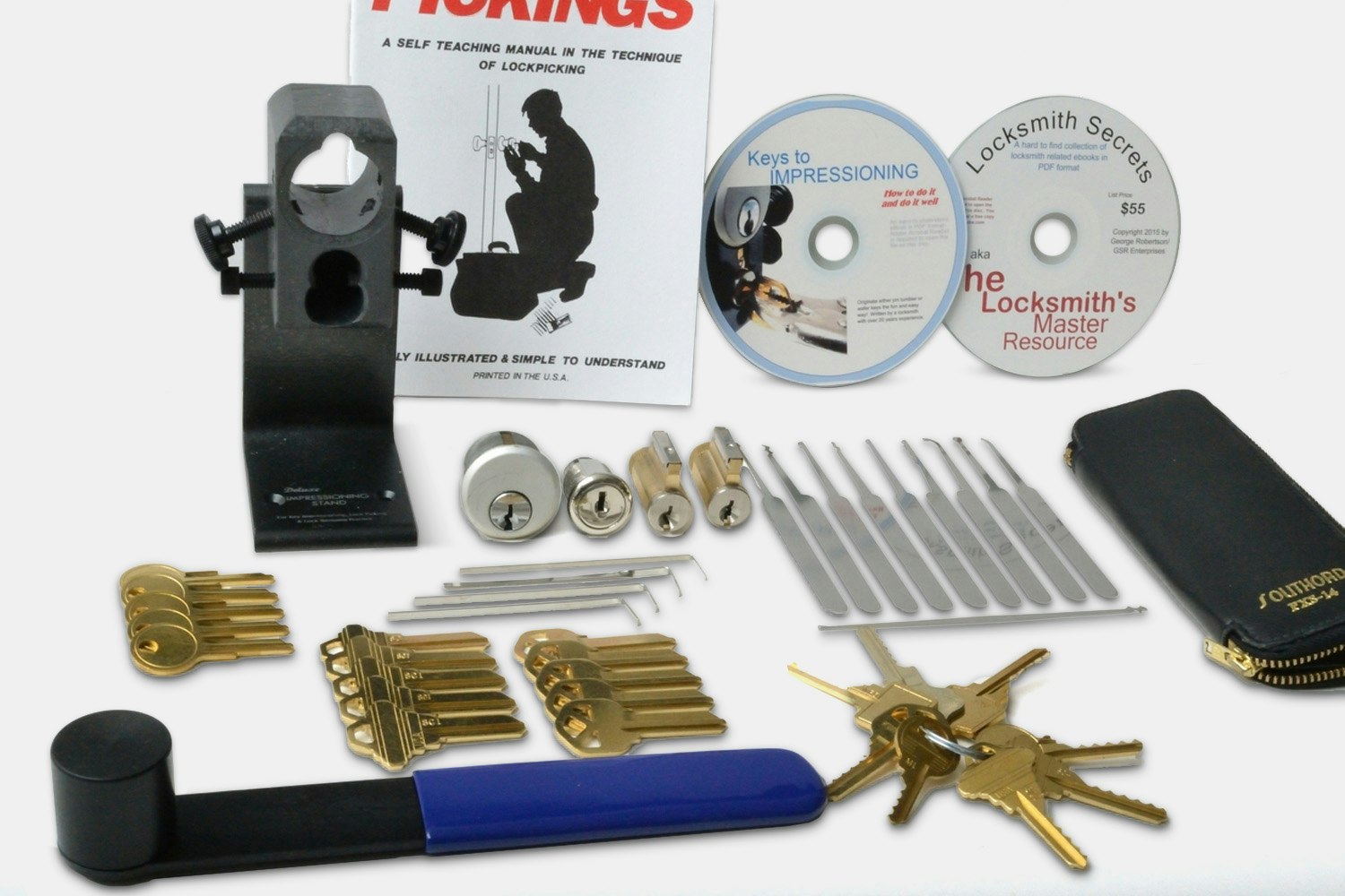 Pro-Maker Deluxe Lockpicking Practice Kit | Lock Picks | Drop