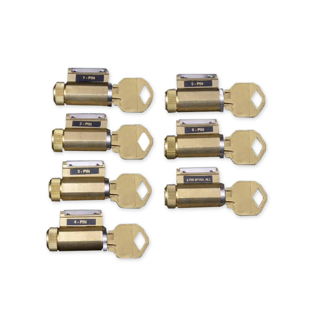 Progressive Set of 7 Practice Locks | Lock Picks | Drop