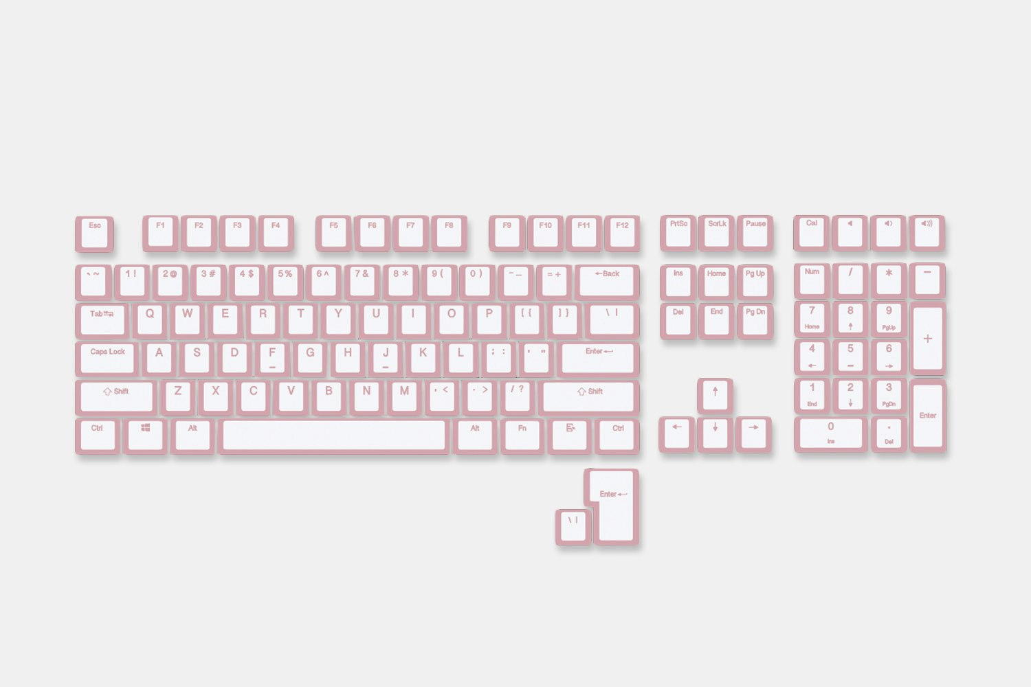 Pudding PBT Doubleshot Keycap Set | Mechanical Keyboards | Keycaps ...