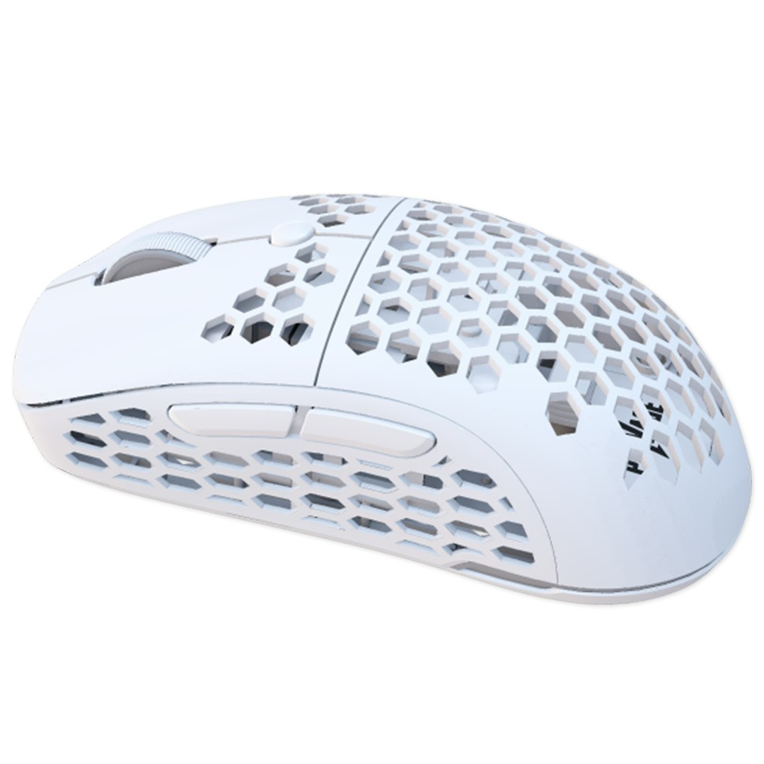 Pwnage Ultra Custom Ambi Wireless Gaming Mouse - White Honeycomb ...