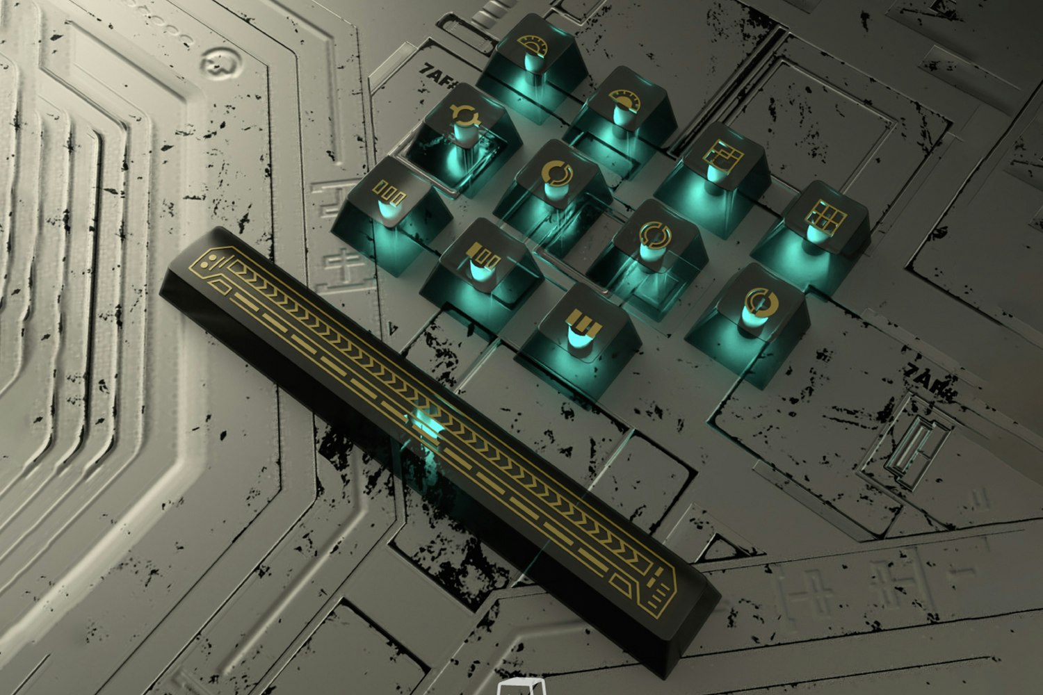 QKA KEEB Road to Outer Space Keycap Set | Mechanical Keyboards ...