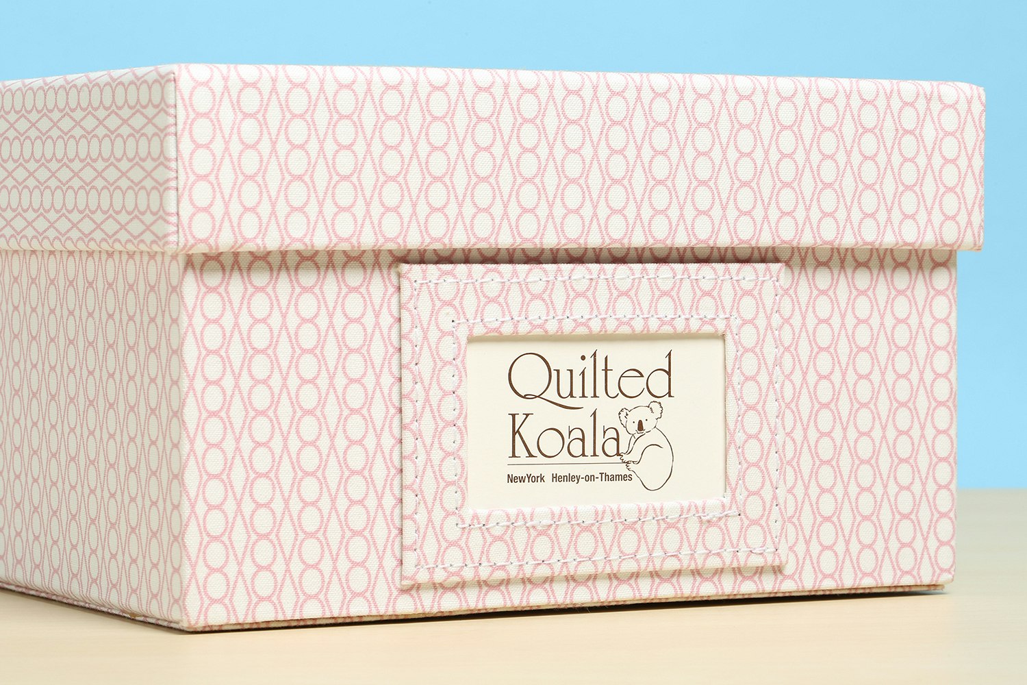 Quilted Koala Fabric Boxes | Storage | Drop