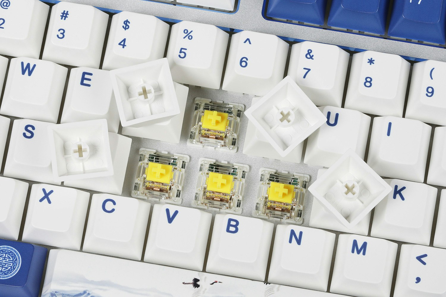 RJiang Triple Mode Porcelain Mechanical Keyboard | Mechanical Keyboards ...