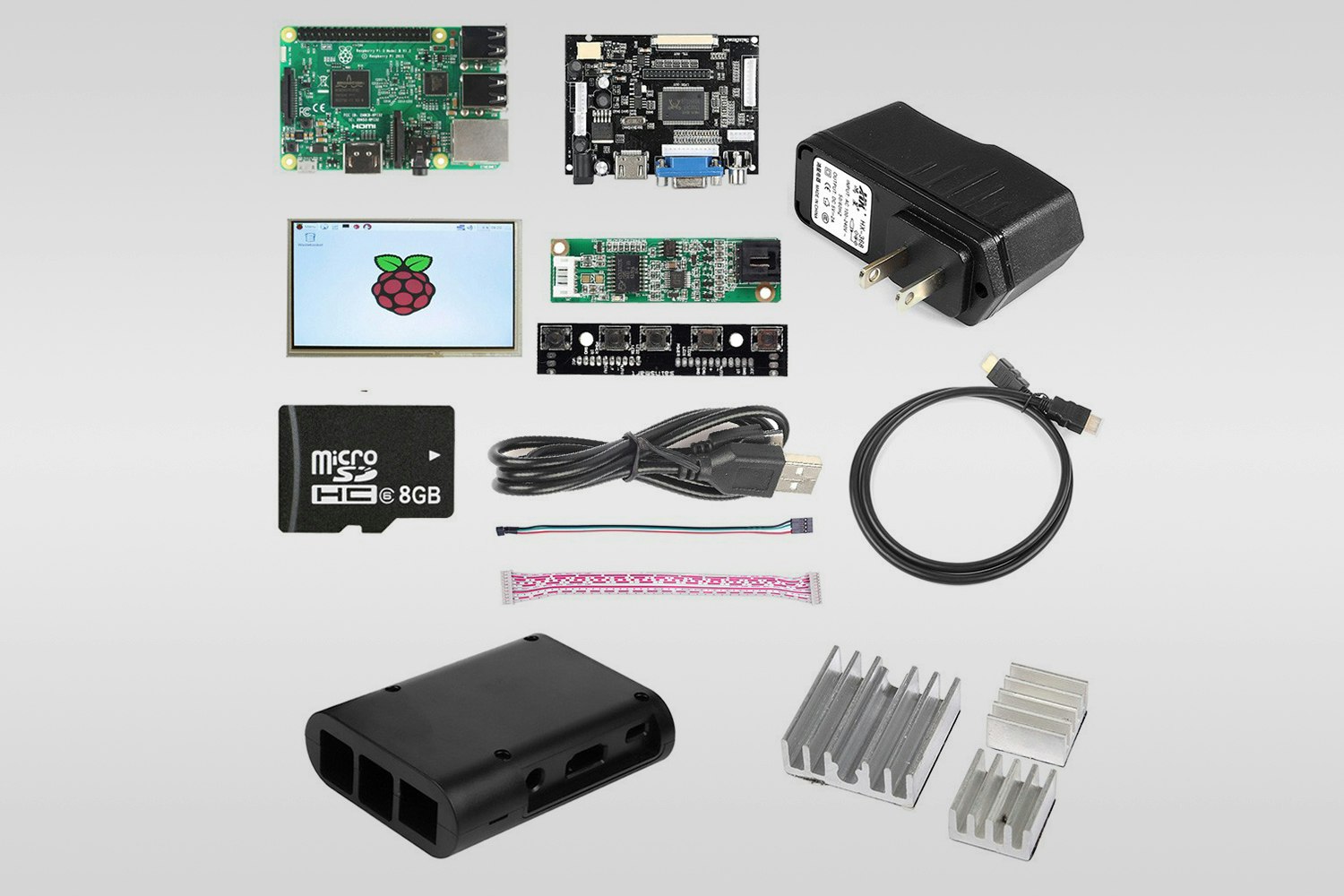 Raspberry Pi 3 7-Inch LCD Kit | Dev Kits | Drop