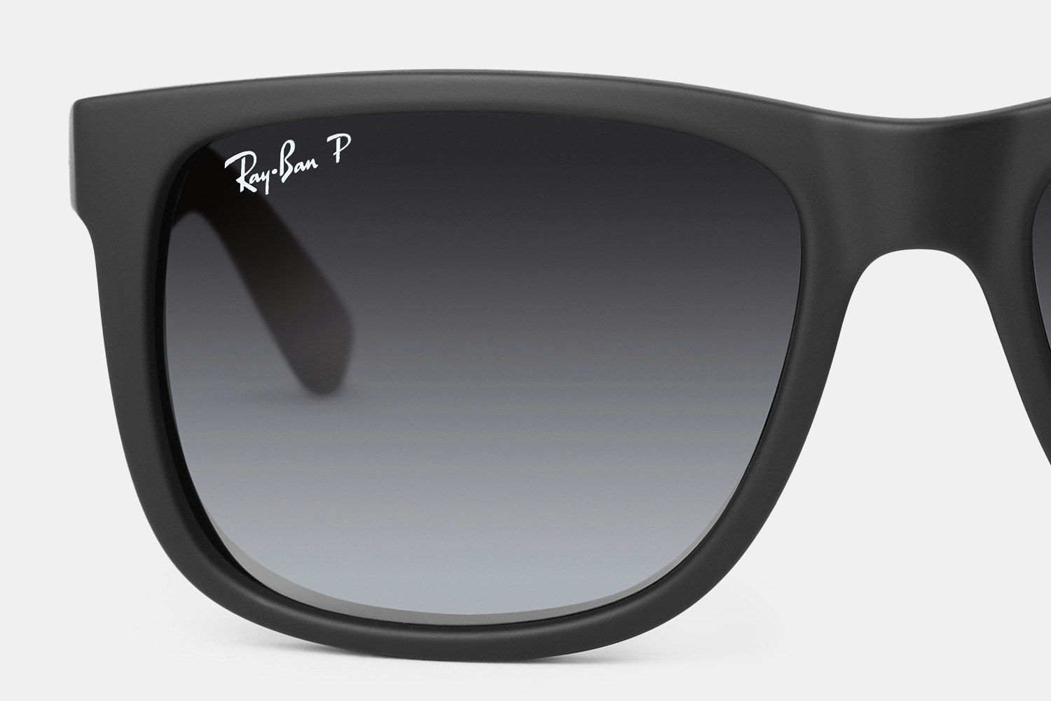 Ray-Ban Justin Classic Black Polarized Sunglasses | Price & Reviews | Drop