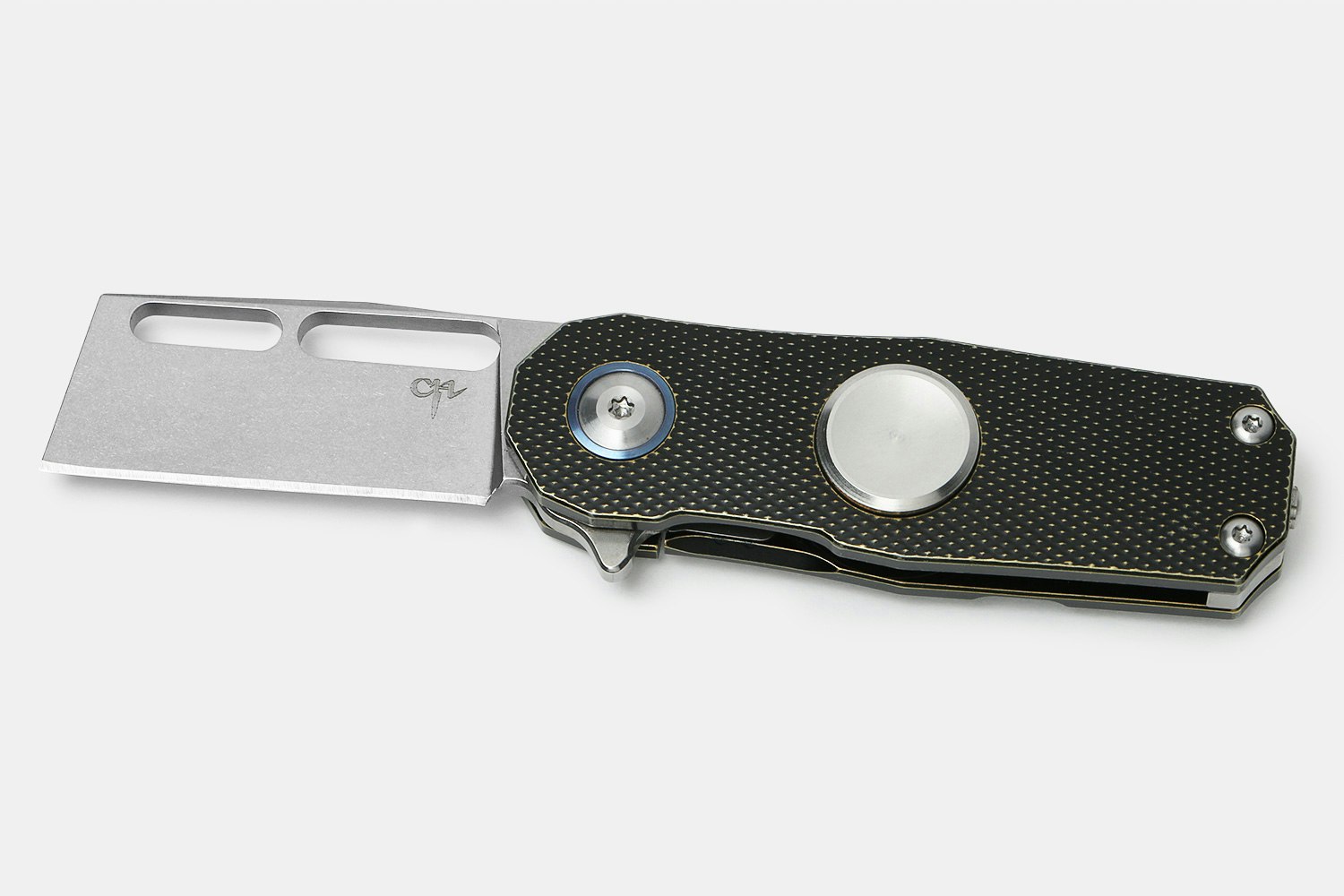 Rike Knife Titanium Hand Spinning Knife | Fidget Toys | Drop