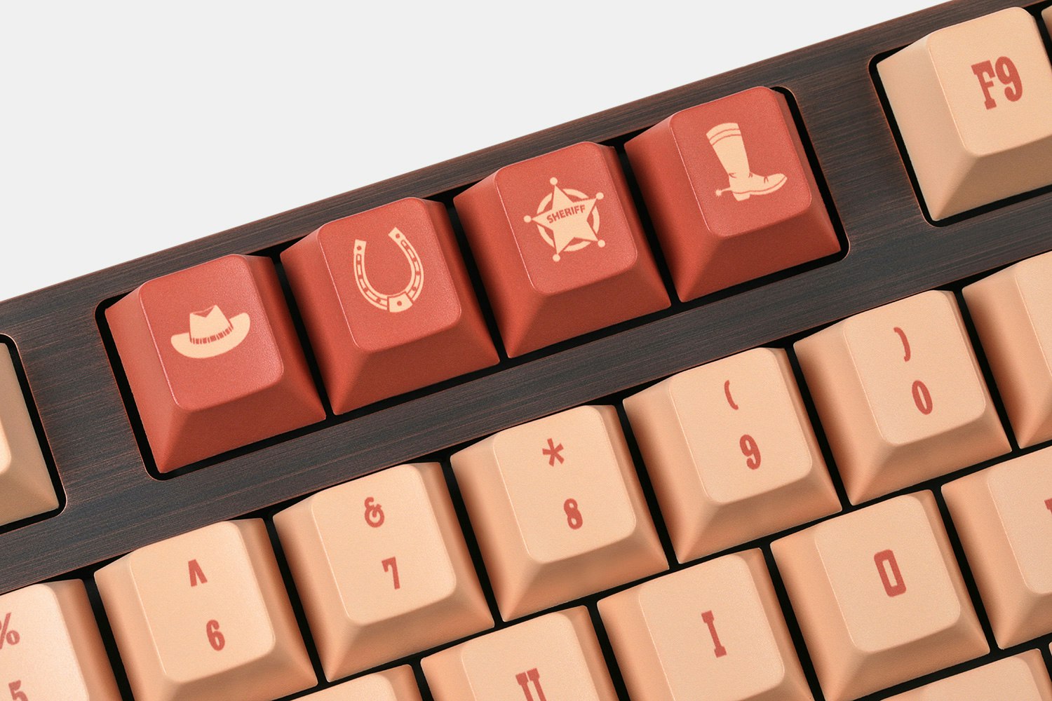 RJiang R87 Cowboy-Themed Mechanical Keyboard | Mechanical Keyboards | TKL Mechanical Keyboards ...