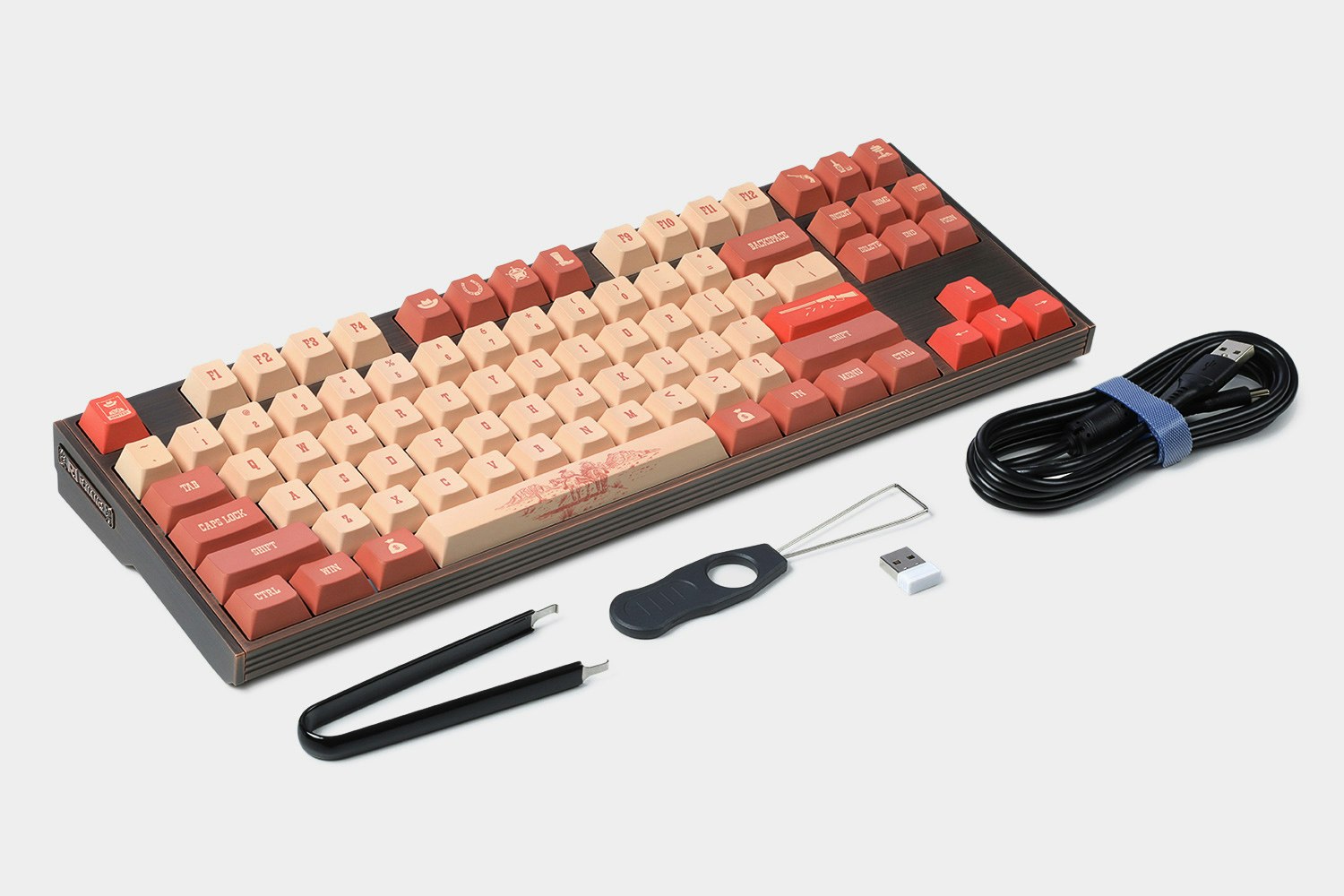 RJiang R87 Cowboy-Themed Mechanical Keyboard | Mechanical Keyboards | TKL Mechanical Keyboards ...