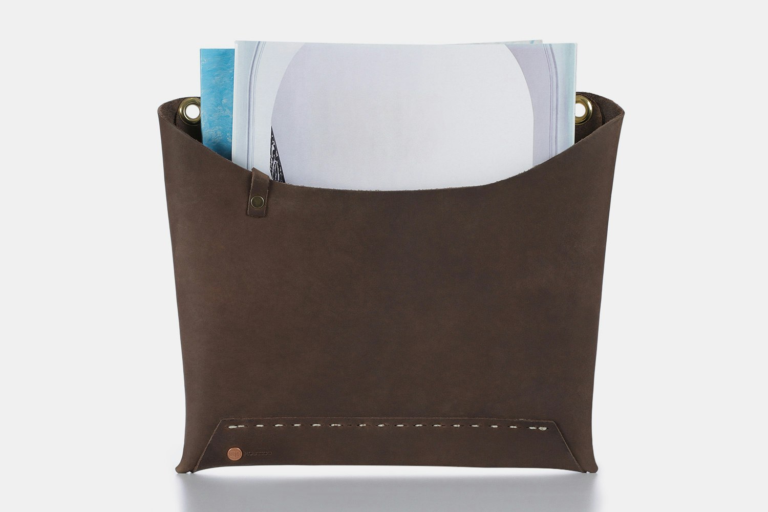 Rustico Leather Wall Pocket | Battlestations | Desk Accessories ...