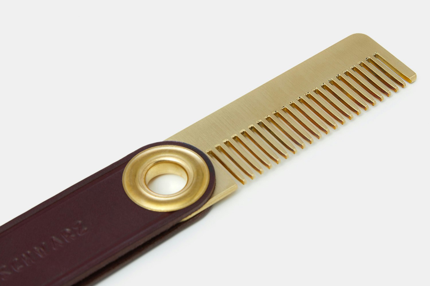 Schwarz SI: 1942 Brass & Stainless Steel Comb | Combs & Brushes | Drop