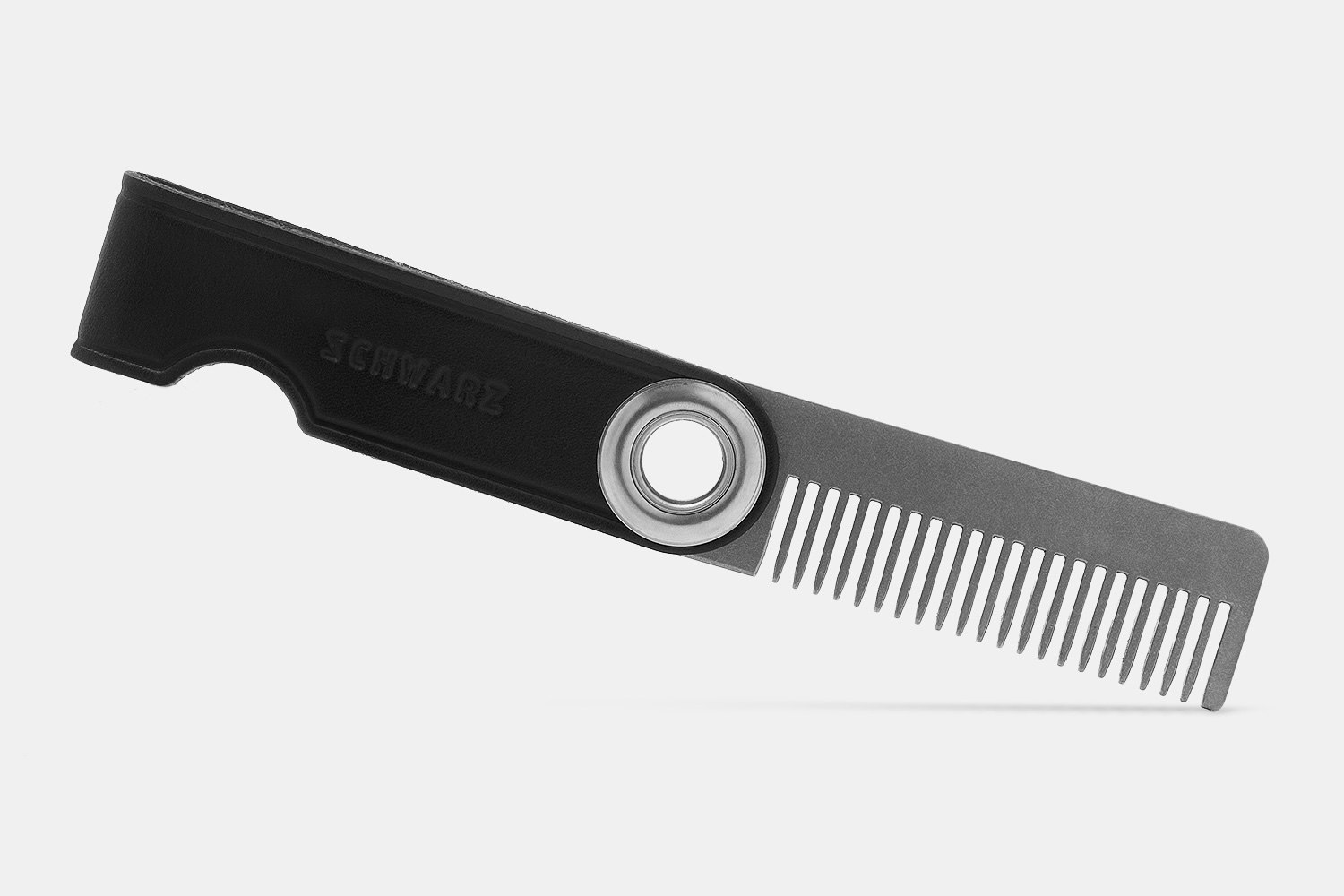 Schwarz SI: 1942 Brass & Stainless Steel Comb | Combs & Brushes | Drop