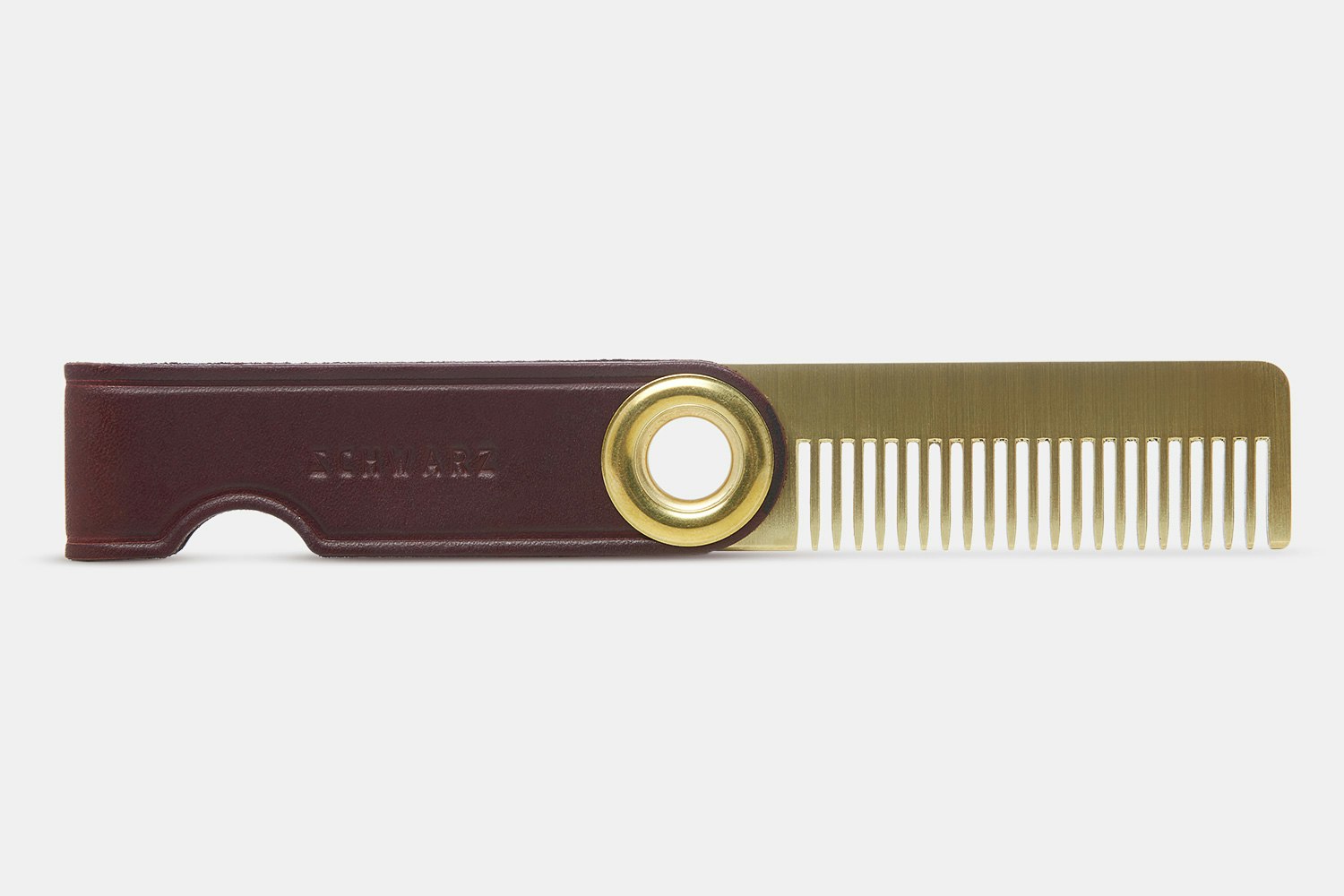Schwarz SI: 1942 Brass & Stainless Steel Comb | Combs & Brushes | Drop