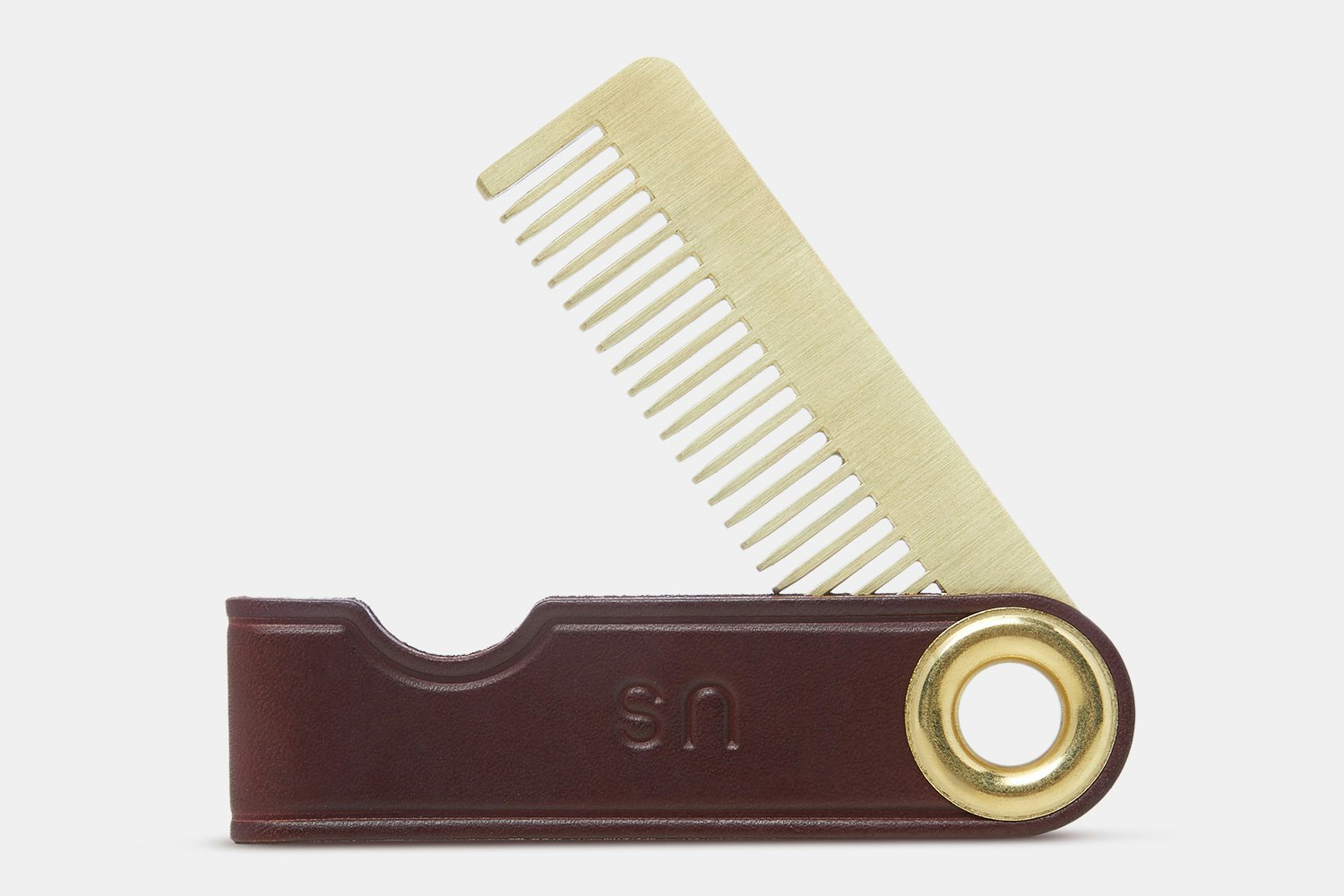 Schwarz SI: 1942 Brass & Stainless Steel Comb | Combs & Brushes | Drop