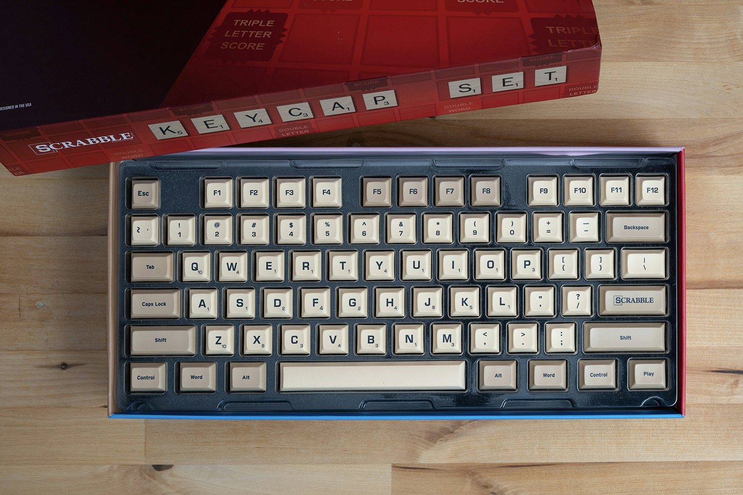 DSA Scrabble Keycap Set by Clackeys | Mechanical Keyboards | Custom ...