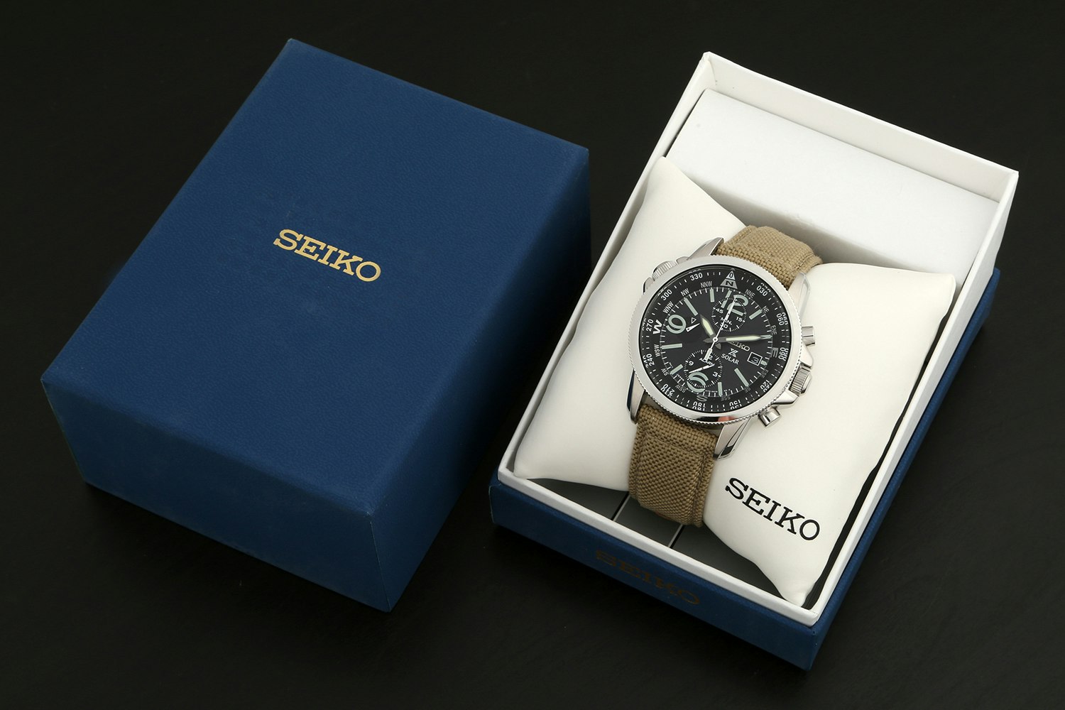 Seiko Solar Compass Watch | Watches | Quartz Watches | Drop