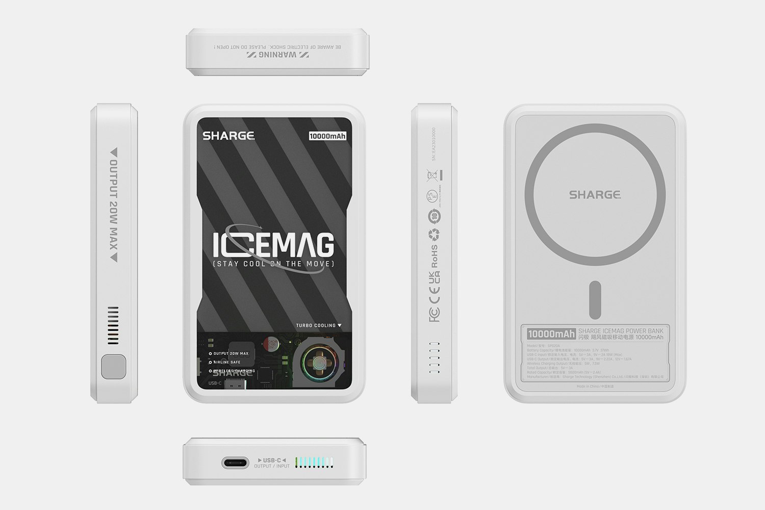 Sharge Icemag Power Bank | Battlestations | Desk Accessories | Chargers ...