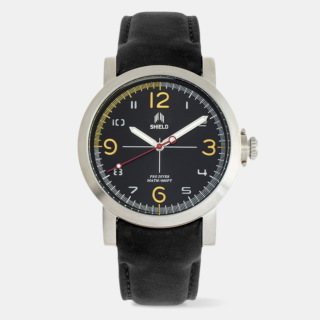 Shield Berge Diver Watch Details | Watches | Dive Watches | Drop