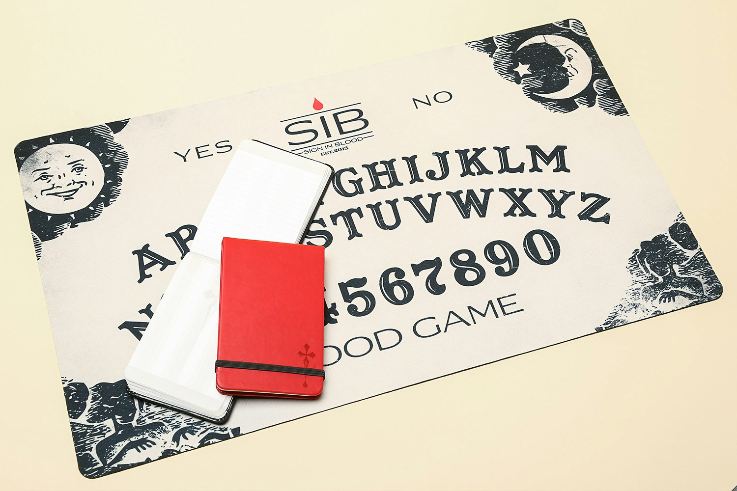 Sign in Blood Playmat and Spellbook Bundle | TCG | TCG Playmats | Drop