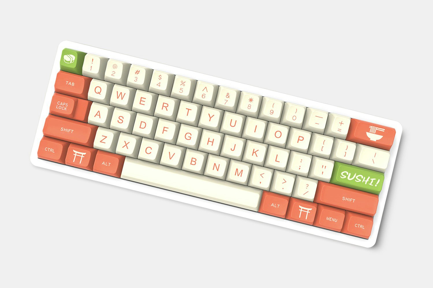 Signature Plastics SA Sushi Keycap Set | Mechanical Keyboards | Keycaps ...