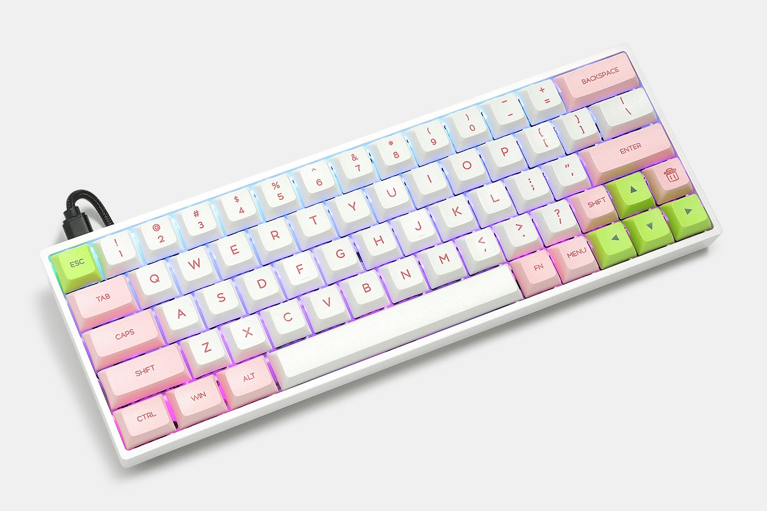 Skyloong SK64 Optical-Switch Hot-Swappable 60% Keyboard | Mechanical ...