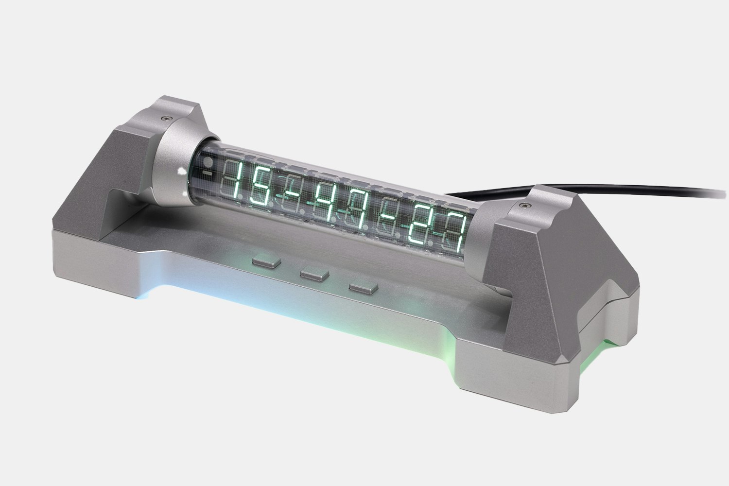 SLCreate Aluminum VFD Clock | Battlestations | Desk Accessories | Other ...