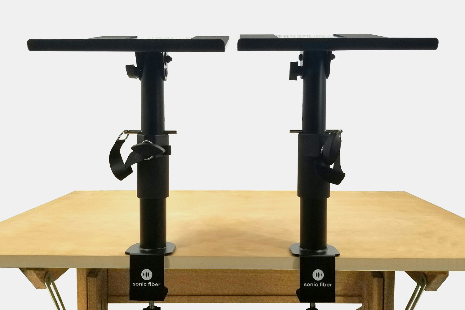 Sonic Fiber Studio Monitor Clamp Stand V2 | Battlestations | Desk ...
