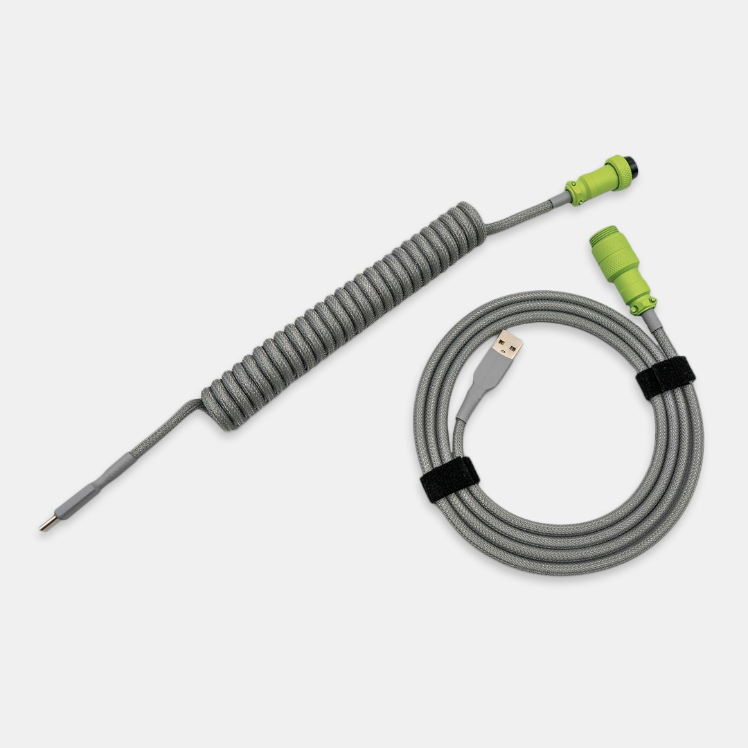 Space Cables Lime Custom Coiled Aviator USB Cable | Mechanical ...
