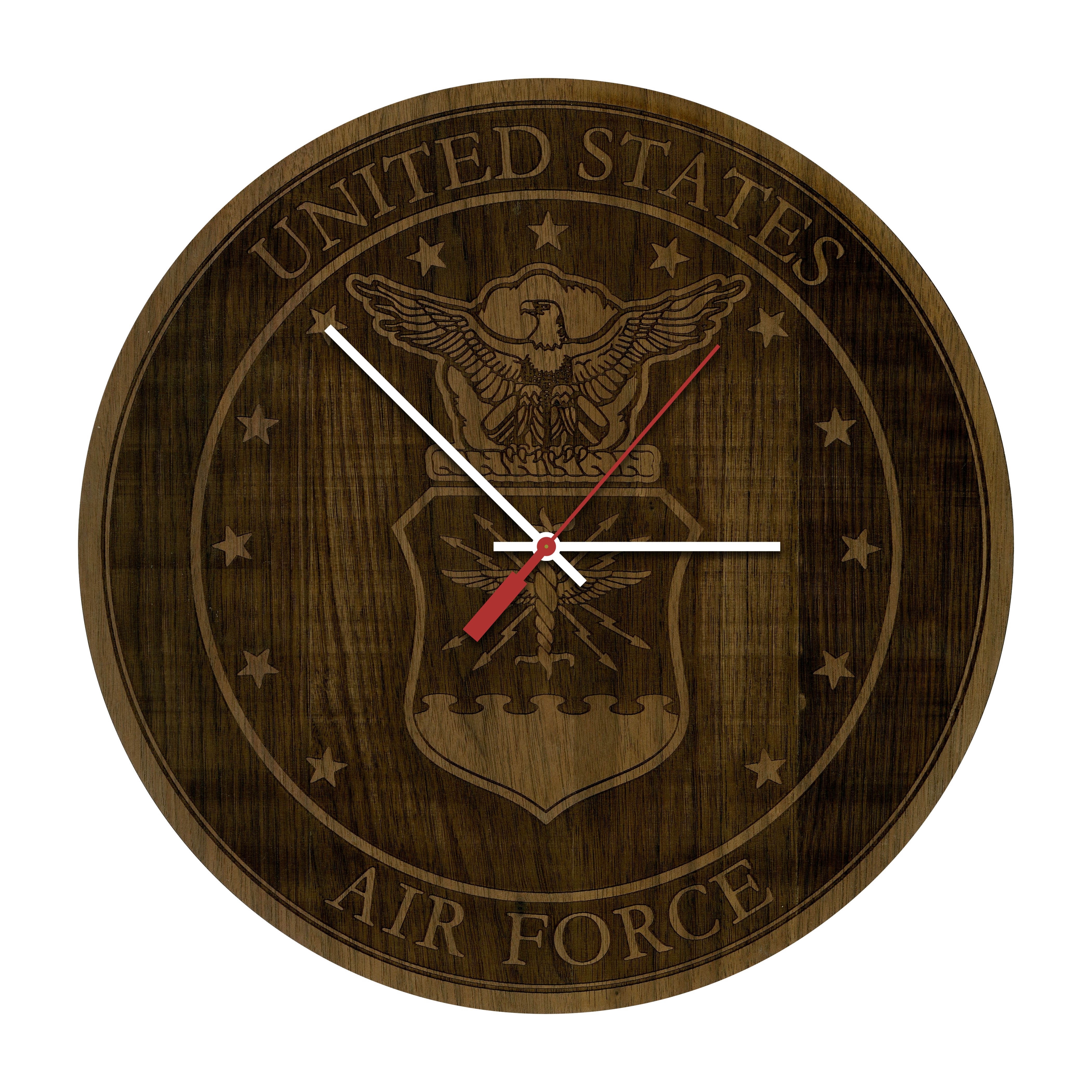 Sci-Fi Laser Engraved Wood Clocks | Artwork | Drop