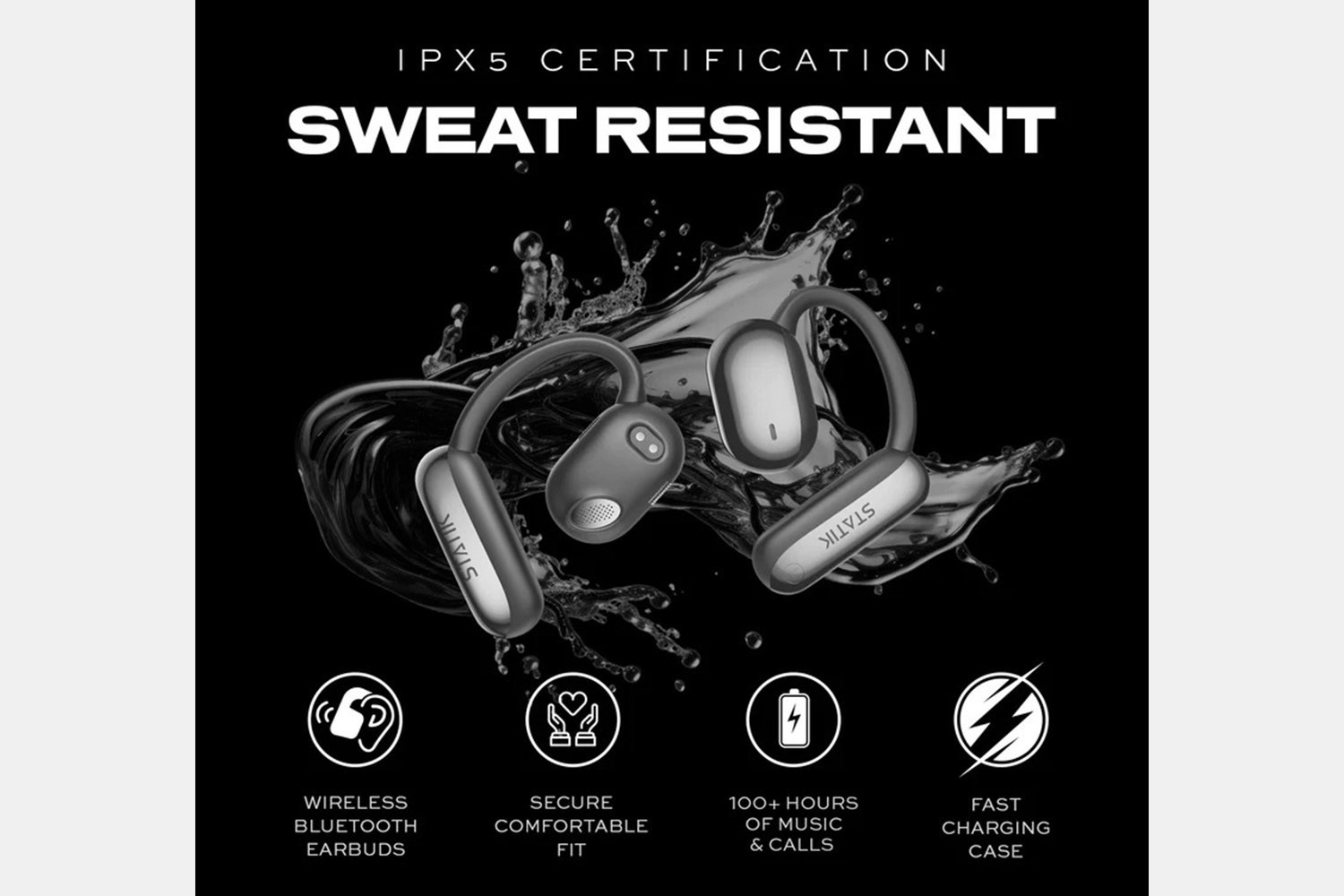 STATIK Aktive Bluetooth Earphones | Audiophile | Headphones | Earbud ...