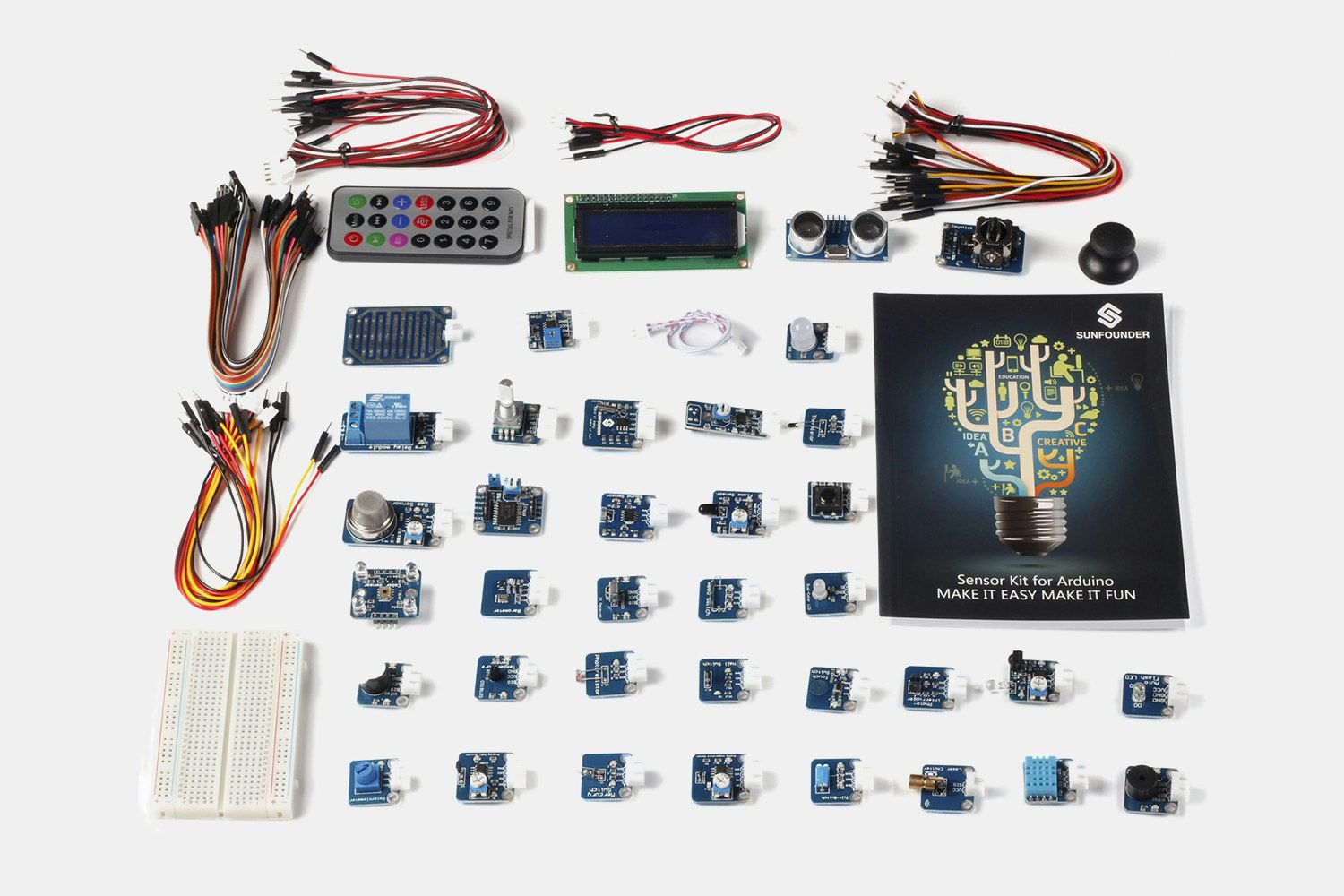 SunFounder 37 Module Sensor Kit V2 for Arduino | Dev Kits | Drop