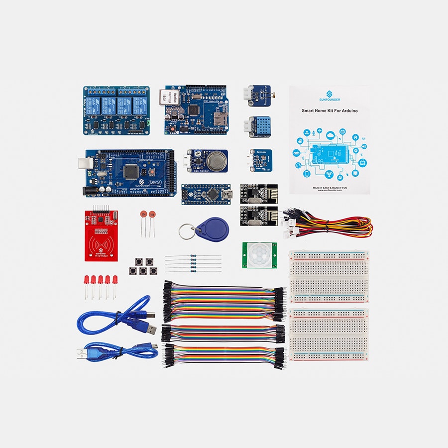 SunFounder Smart Home IoT Kit V2.0 for Arduino | Dev Kits | Drop