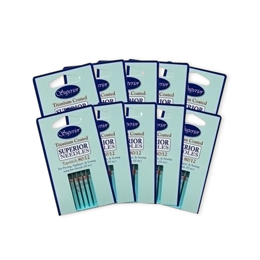 Superior Threads Titanium Needles (50 Count) | Sewing Needles | Drop