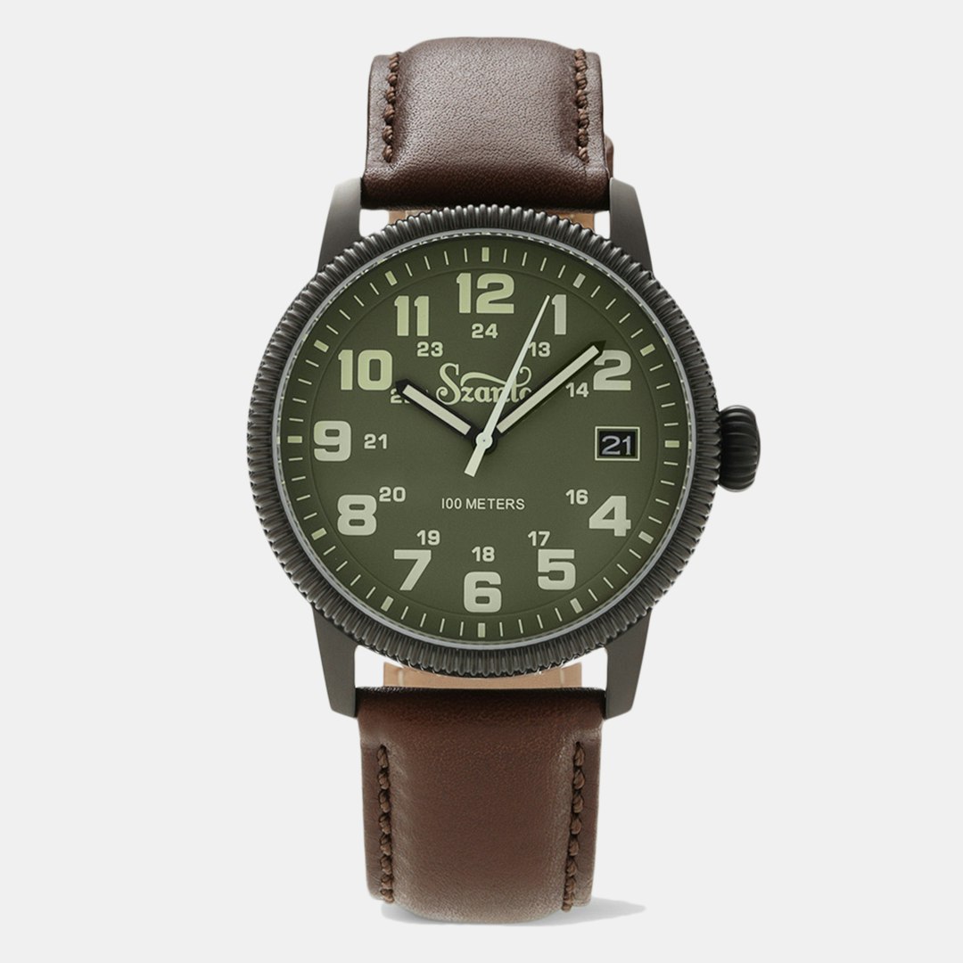 Szanto Military Field Quartz Watch | Watches | Pilot Watches | Drop