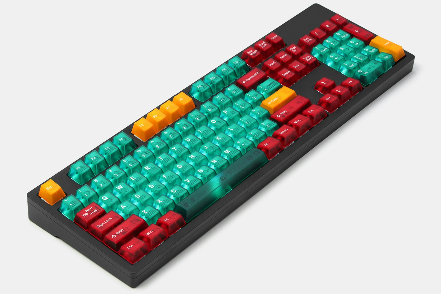 Tai-Hao Cubic Colored Translucent Keycap Set | Mechanical Keyboards ...