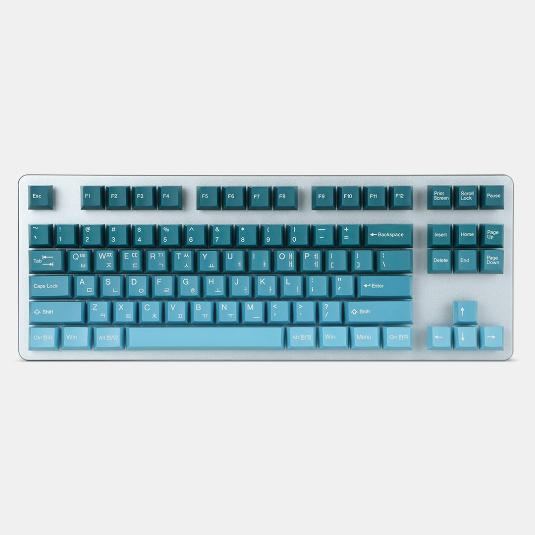 Tai-Hao Hangul Gradient Doubleshot ABS Cubic Keycap Set | Mechanical Keyboards | Keycaps | ABS ...