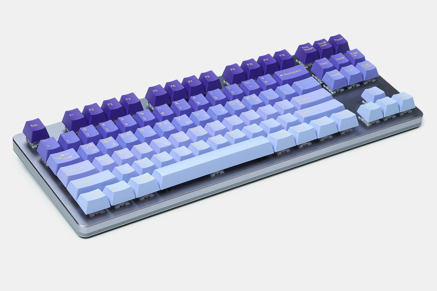 Tai-Hao Hangul Gradient Doubleshot ABS Cubic Keycap Set | Mechanical ...