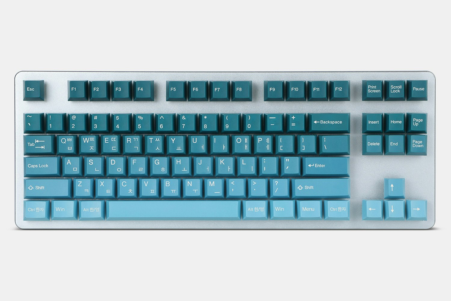 Tai-Hao Hangul Gradient Doubleshot ABS Cubic Keycap Set | Mechanical ...