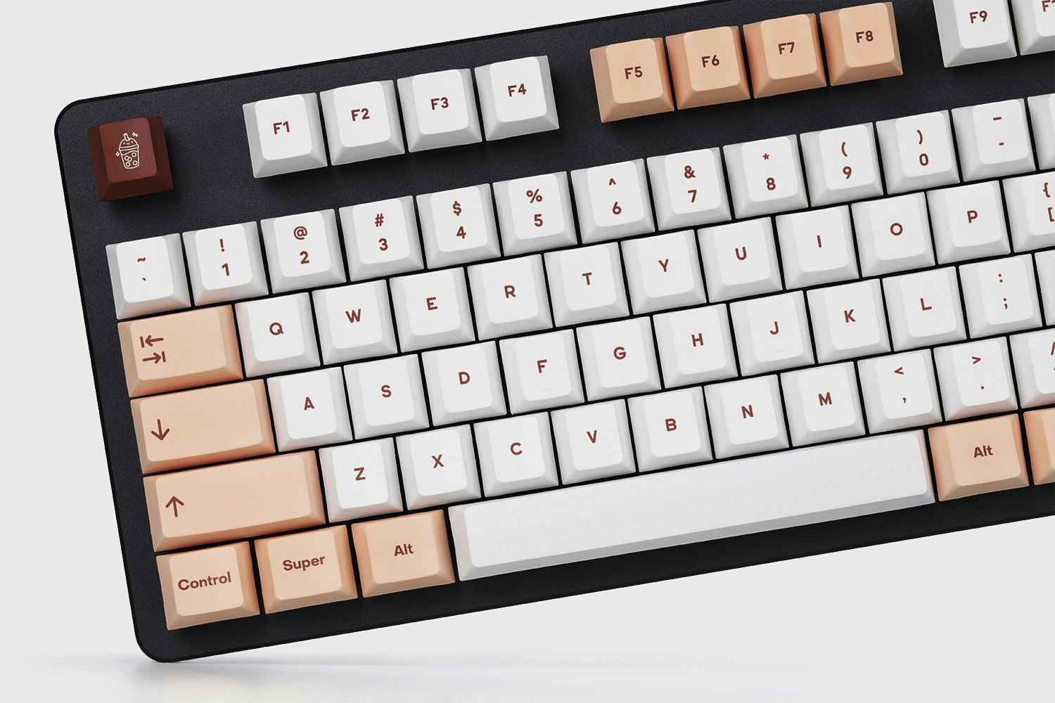 Teacaps Brown Sugar Boba Keycap Set | Mechanical Keyboards | Keycaps ...